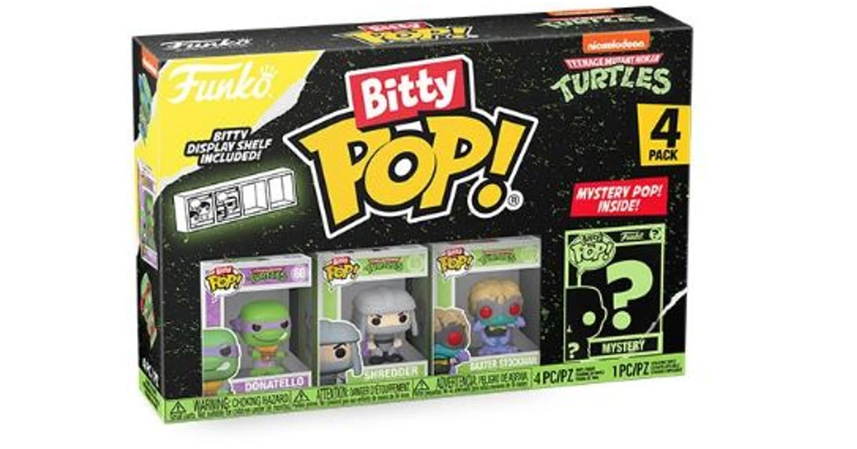 Bitty Funko POP! Teenage Mutant Ninja Turtles - Donatello 4PK figura