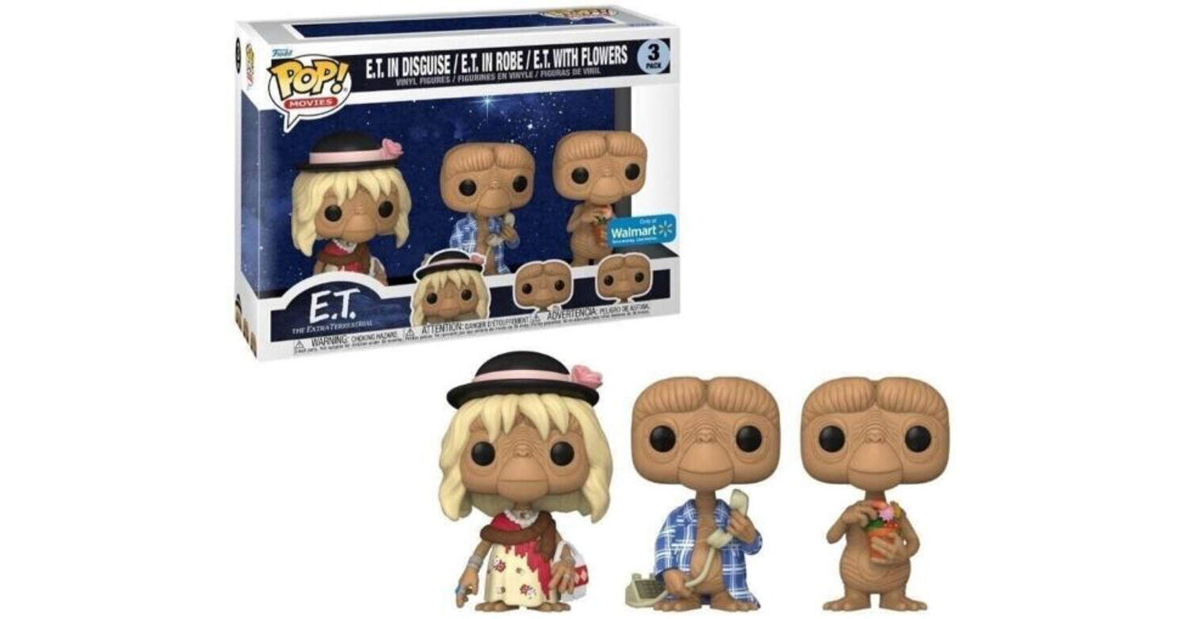Funko POP! 3 pack Movies: E.T. figura