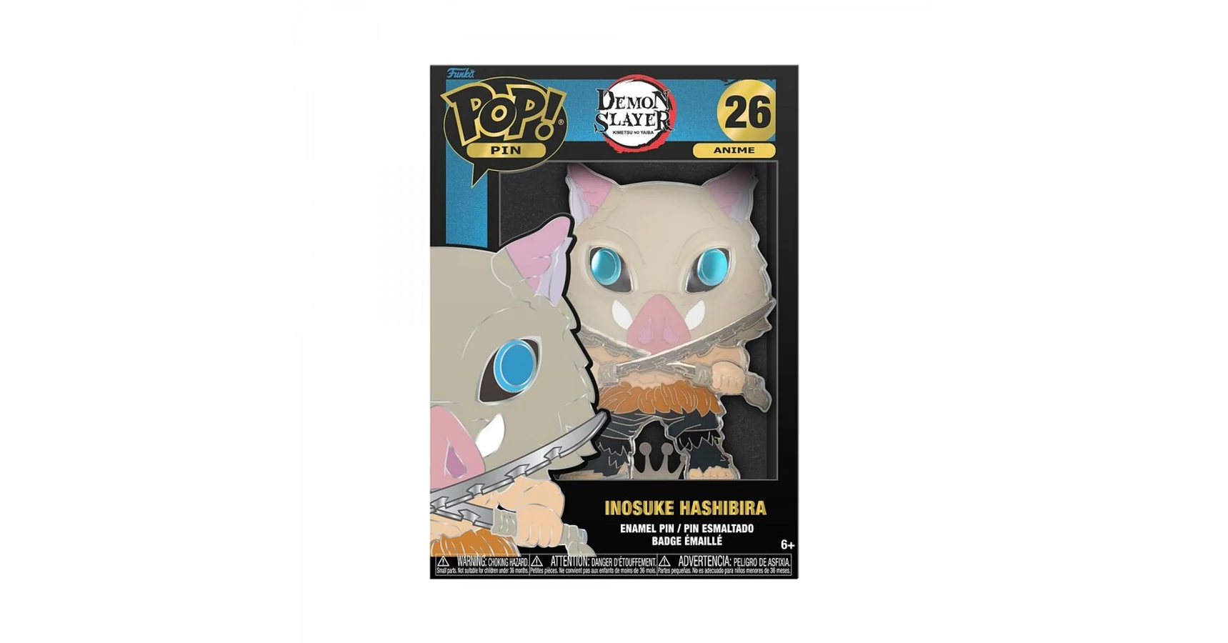 Funko POP! Pins: Demon Slayer - Inosuke Hashibara kitűző