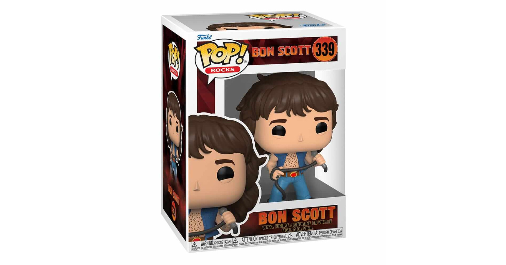 Funko POP! Rocks - AC/DC- Bon Scott figura