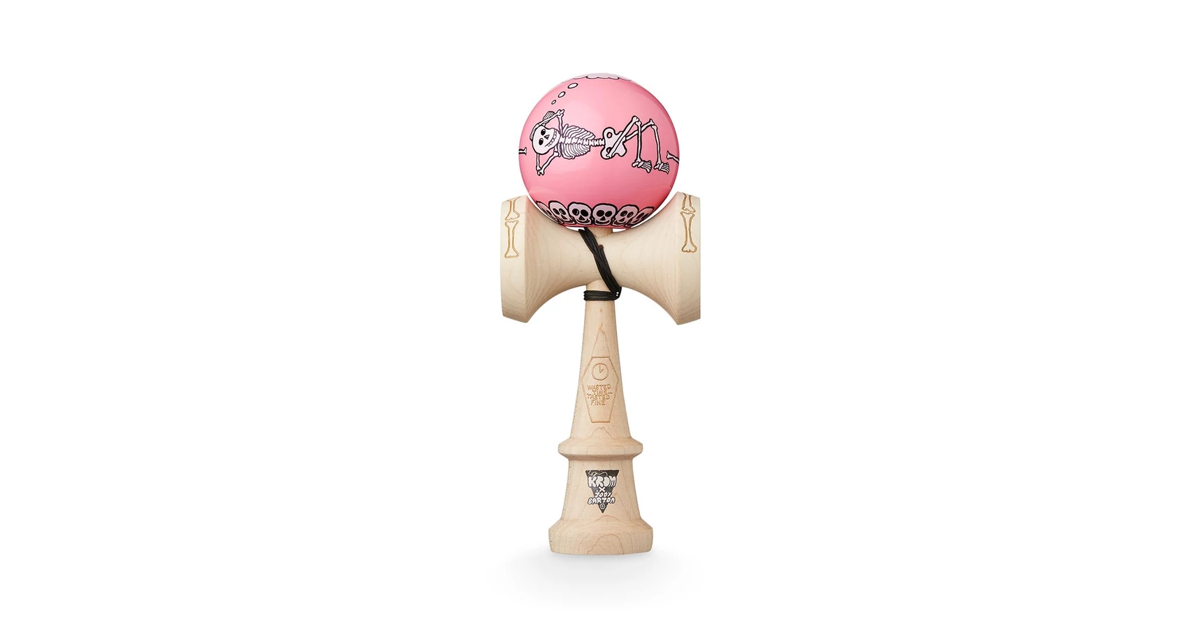 Krom Kendama: Jody Barton - Skeleton Pink