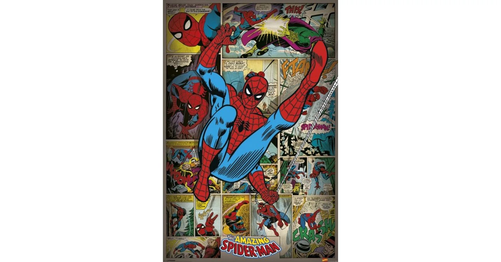 Marvel Comics: Spider man (Retro) maxi poszter