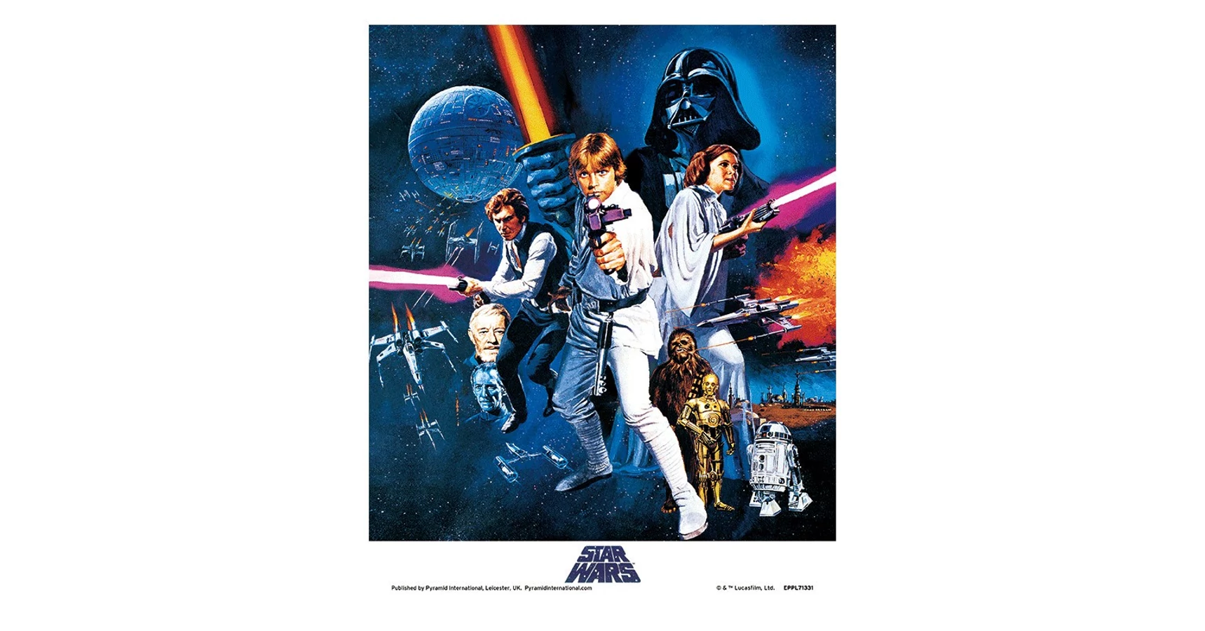 Star Wars (NEW HOPE ONE SHEET) keretezett poszter