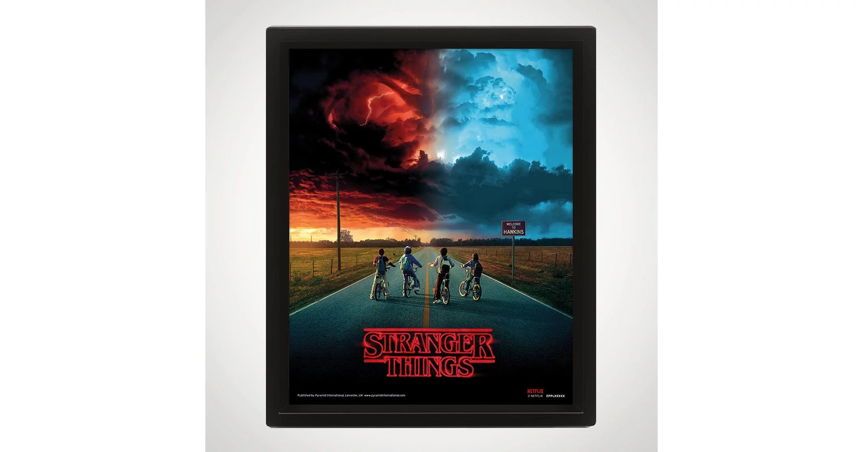 Stranger Things (MIND FLAYER) 3D keretezett poszter