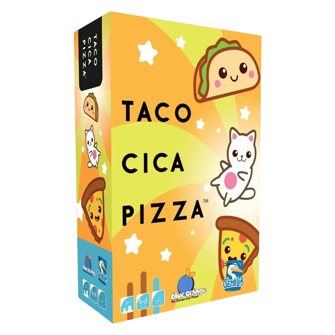 Taco, cica, pizza társasjáték